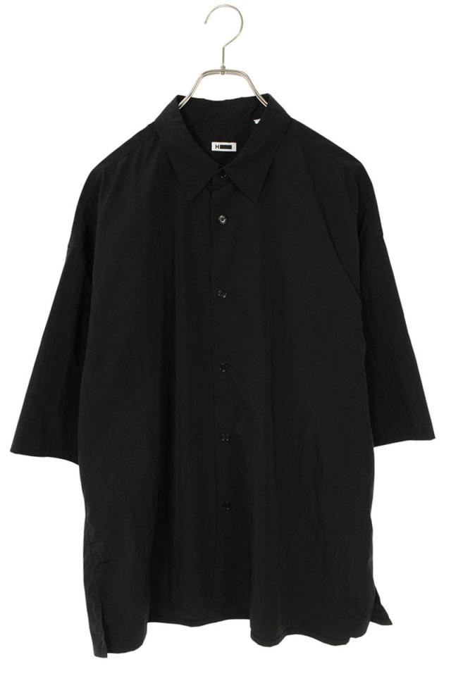 エイチビューティーアンドユース サイズ:M  1216-186-3204 ナイロンワッシャースクエアカット半袖シャツ 中古 BS99