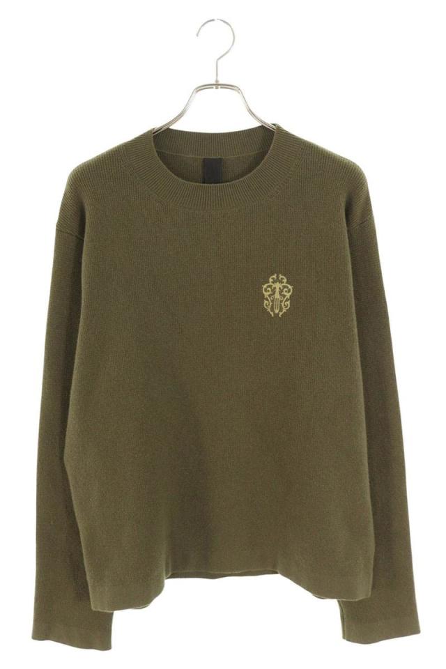 クロムハーツ サイズ:M  REGULATOR ダガー刺繍カシミヤニット 中古 SJ02