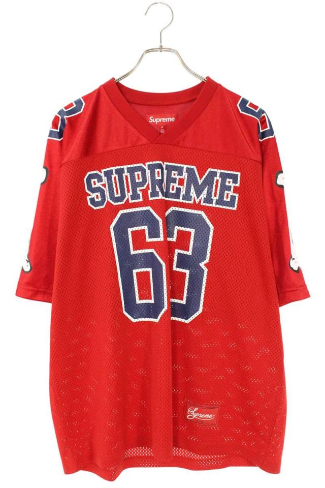 シュプリーム サイズ:M  25AW  Bones Football Jersey ボーンプリントフットボールTシャツ 中古 SB01