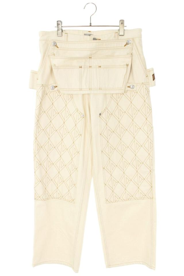 ディオール  デニムティアーズ サイズ:48  39TD185AY525 ステッチデザイン ペインターデニムパンツ 中古 SB01