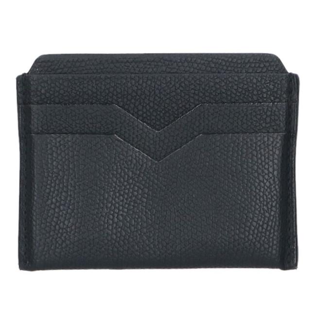 ヴァレクストラ  V字カットレザーカードケース 中古 BS99