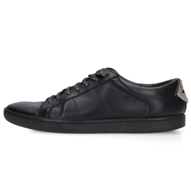 サンローランパリ サイズ:44  485276 リップパッチレザースニーカー 中古 BS99