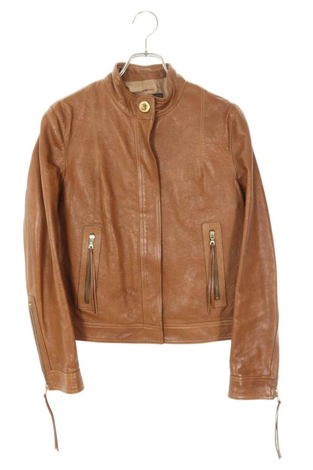 コーチ サイズ:8 シングルライダースレザージャケット 中古 BS99