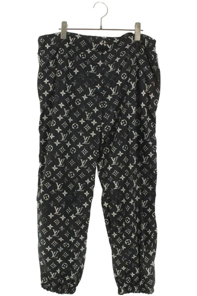 ルイヴィトン サイズ:42  19AW  RW192W DFU FHPA29 ステンシルエフェクト モノグラムロングパンツ 中古 SB01