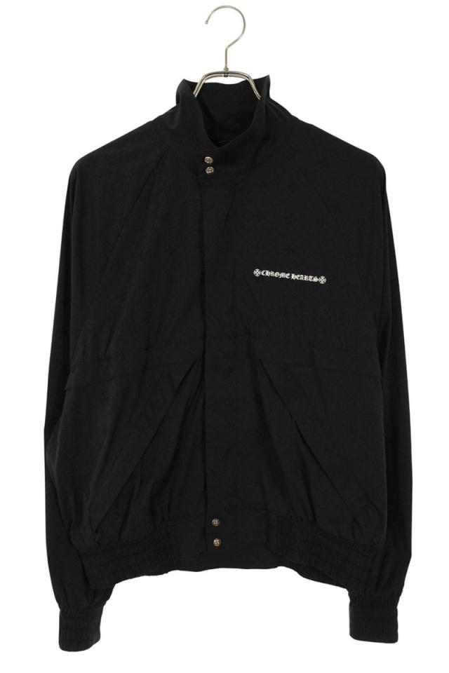 クロムハーツ サイズ:S  U MATCH POINT NYLN CHプラス総柄ナイロントラックジャケットブルゾン 中古 SJ02