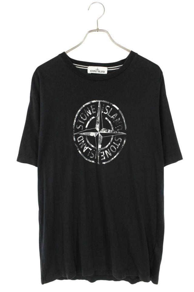 ストーンアイランド サイズ:XL 66152NS87 ロゴプリントTシャツ 中古 BS55