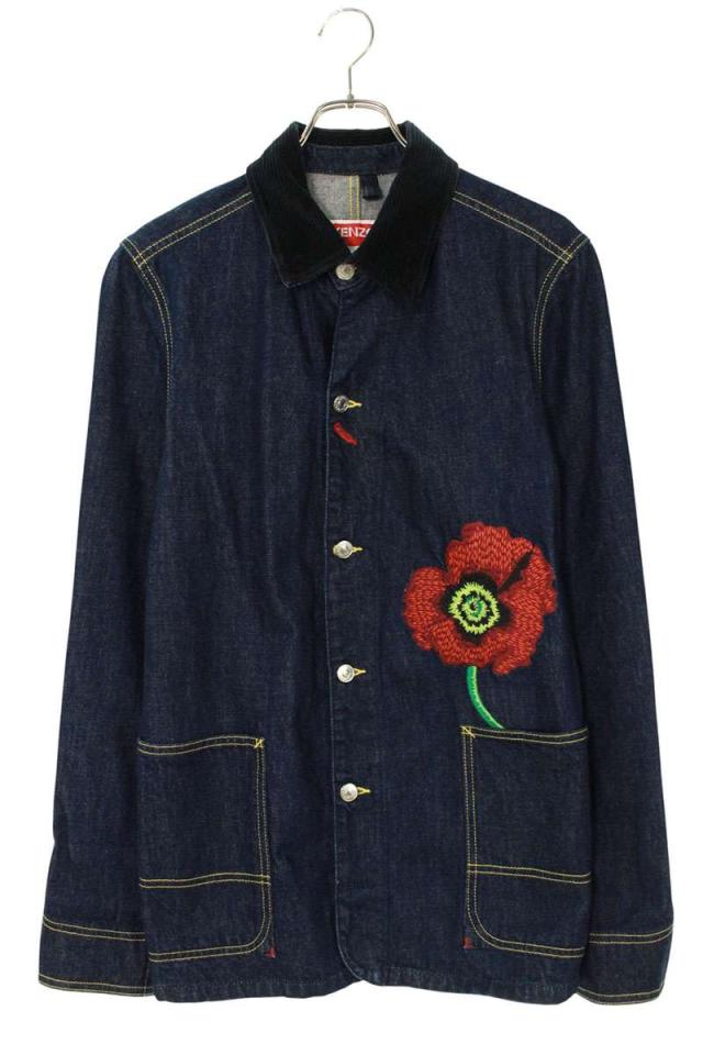 ケンゾー サイズ:S  FC65DV1019EB ワークウェアデニムジャケット 中古 BS99