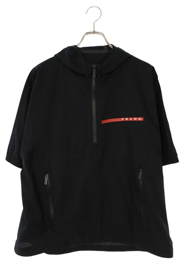 プラダ サイズ:XL  24AW  SGB451 ライトバイストレッチ半袖シャツ 中古 BS99