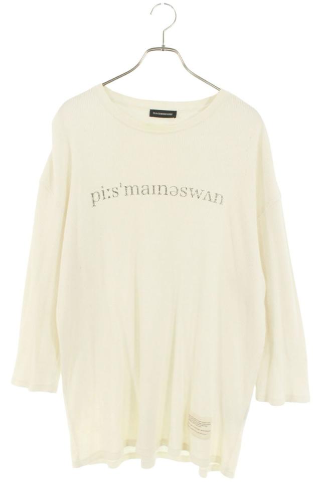 ピースマイナスワン   DAMAGED THERMAL ダメージ加工 サーマル長袖カットソー 中古 BS99