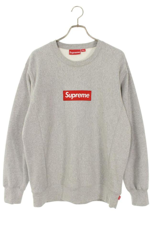 シュプリーム サイズ:L  18AW  Box Logo Crewneck ボックスロゴクルーネックスウェット 中古 OM10