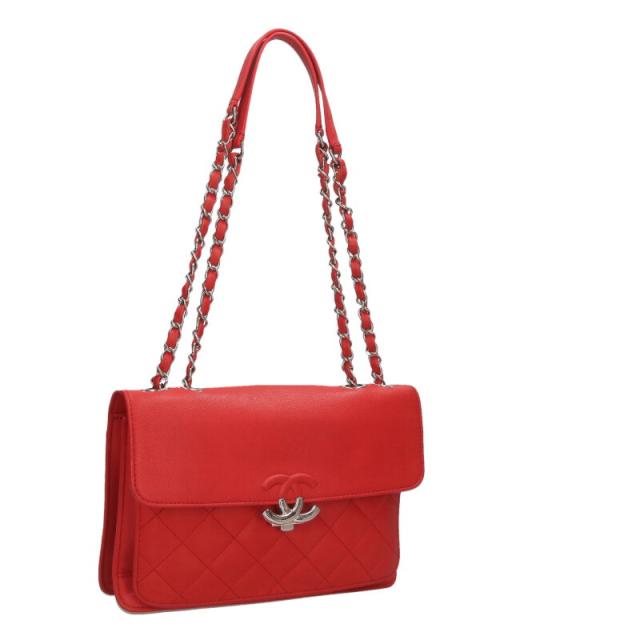 シャネル   WS13804 カーフスキンチェーンショルダーバッグ 中古 BS99