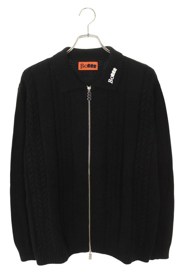 ボット  ティーモダンストリートウェア サイズ:L  23AW  BOTTT-2023PW-KT01 ジップアップポロニットブルゾン 中古 BS99