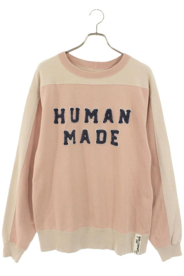 ヒューマンメイド サイズ:M ワッペンロゴクルーネックスウェット 中古 BS99