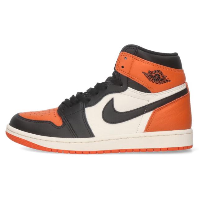 ナイキ サイズ:25cm  AIR JORDAN 1 RETRO HIGH OG SHATTERED BACKBOARD DZ5485-008 エアジョーダン1レトロハイシャッタードバックボードスニーカー 中古 BS99