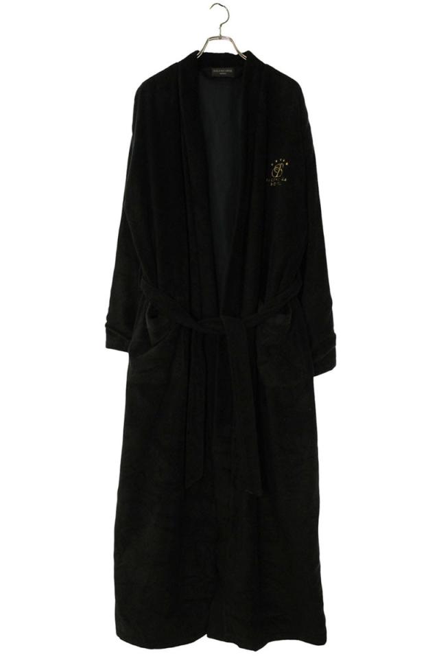 バレンシアガ サイズ:M  791289 TQP11 ロゴエンブロイダリーロングコート 中古 SB01