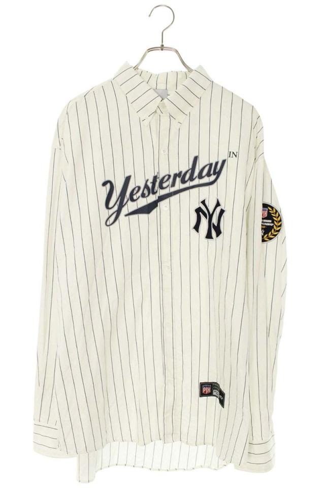 プロトコル インデックス サイズ:3  BASEBALL STRIPE SHIRTS ベースボール長袖シャツ 中古 SB01