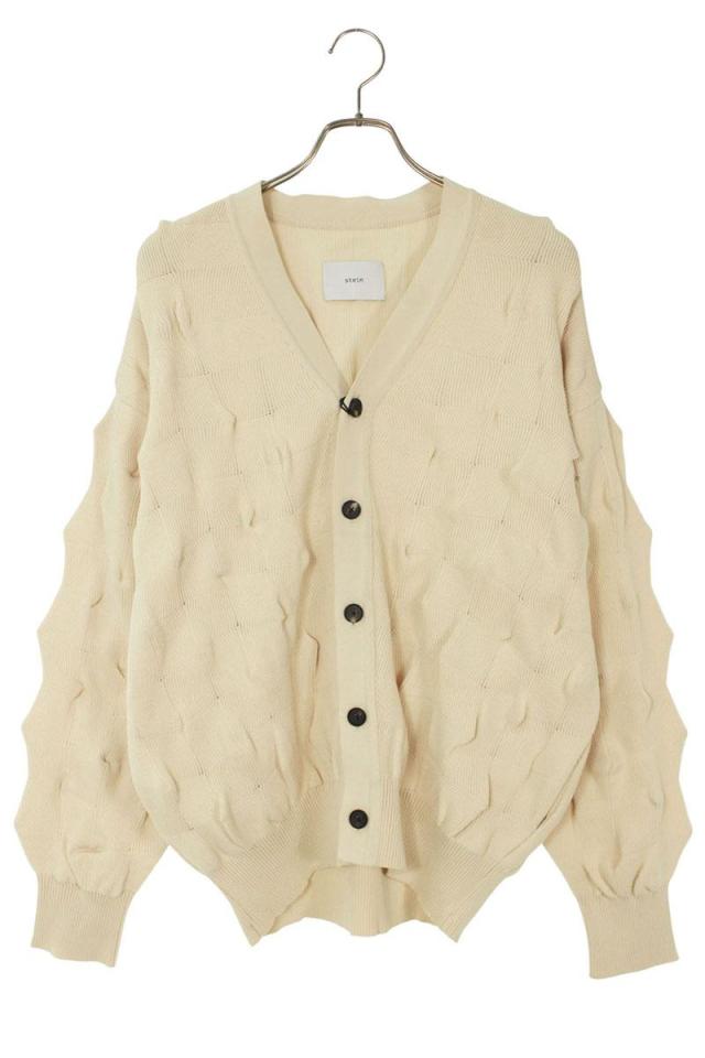 シュタイン サイズ:S  ST.702 BUMPY PATTERNED KNIT CARDIGAN バンピーパターンニットカーディガン 中古 BS99