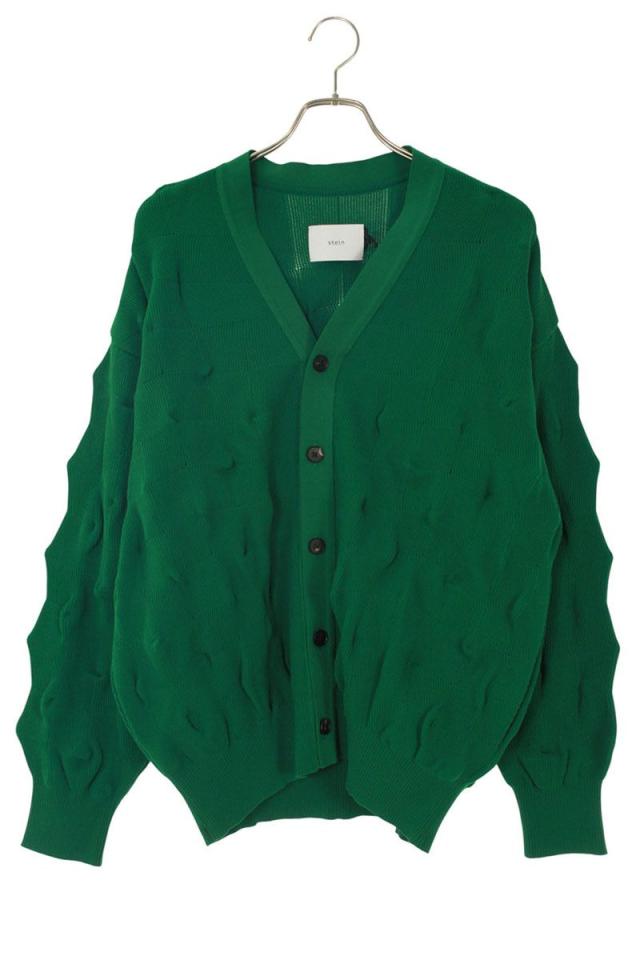 シュタイン サイズ:S  ST.702 BUMPY PATTERNED KNIT CARDIGAN バンピーパターンニットカーディガン 中古 BS99