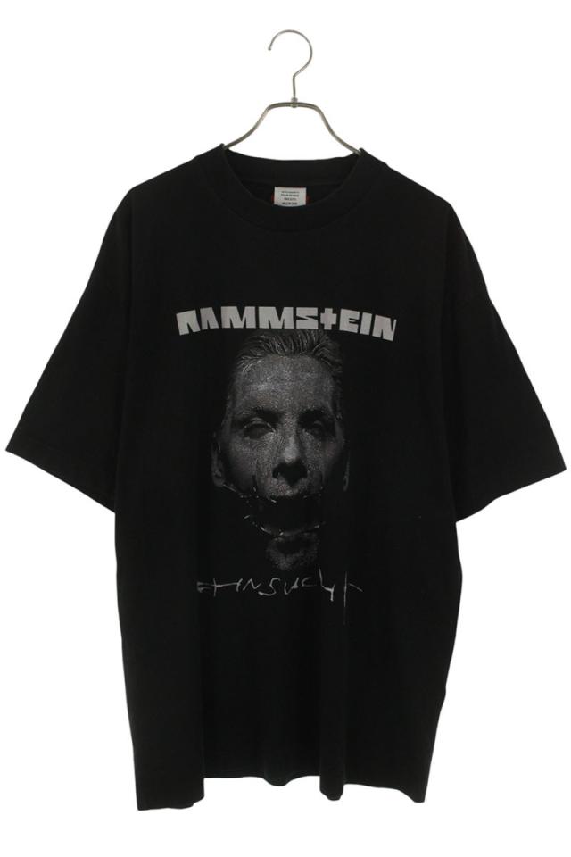 ヴェトモン サイズ:S  17AW  MAH18TR27 オーバーサイズアートワークプリントTシャツ 中古 SB01