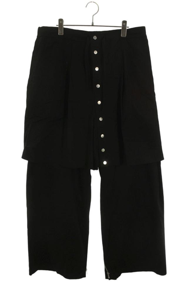 トリプルエフポスタルサービス サイズ:36  Double Layered Zip Trousers ダブルレイヤードジップトラウザーズロングパンツ 中古 SB01