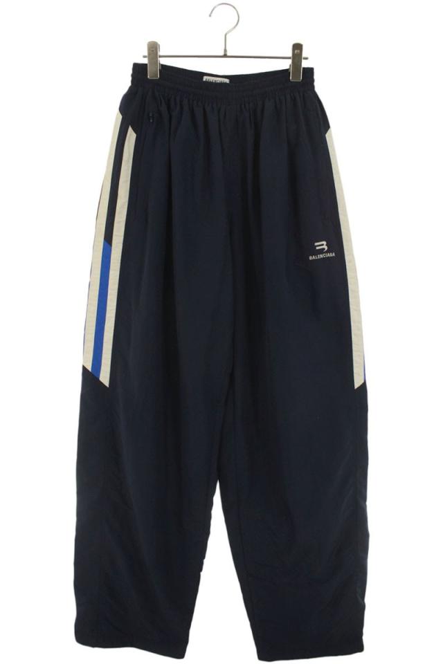 バレンシアガ サイズ:34  21SS  659024 TKO48 ナイロンワイドトラックロングパンツ 中古 SB01