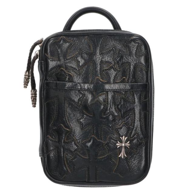 クロムハーツ   EVERYDAY CARRY SM レザーハンドバッグ 中古 SJ02