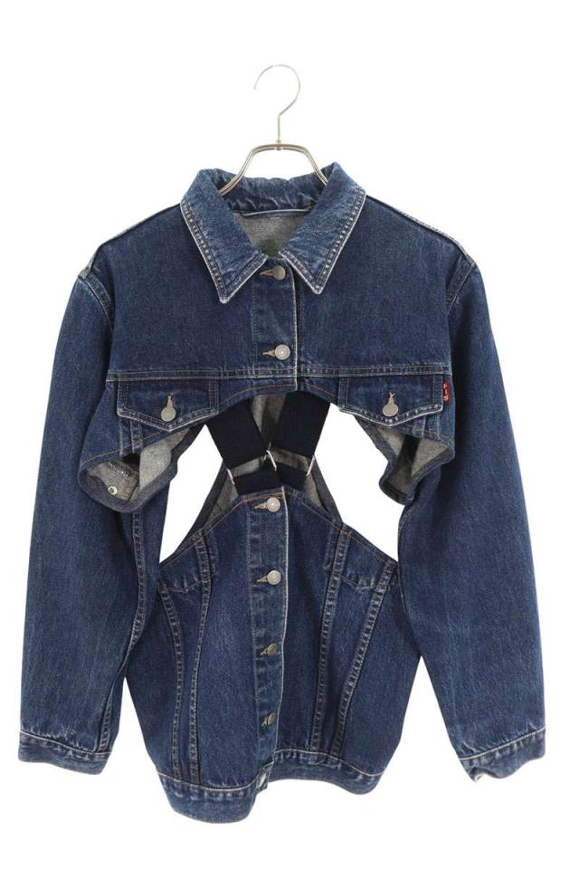 ブレス サイズ:ONE SIZE  Demimoore Deux pieces Denim 再構築デザインデニムジャケット 中古 BS99