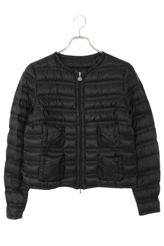 モンクレール サイズ:2  LISSY 4ポケットロゴジップノーカラーダウンジャケット 中古 OM10