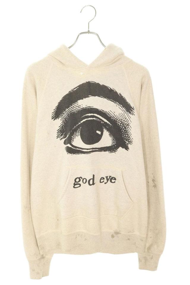 セントマイケル サイズ:M  SM-S21-0000-036 GODEYEヴィンテージ加工プルオーバーパーカー 中古 SB01