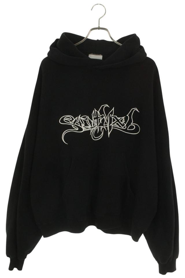 セントマイケル サイズ:L  SM-HR8-0000-049 グラフィティロゴプルオーバーパーカー 中古 SS13