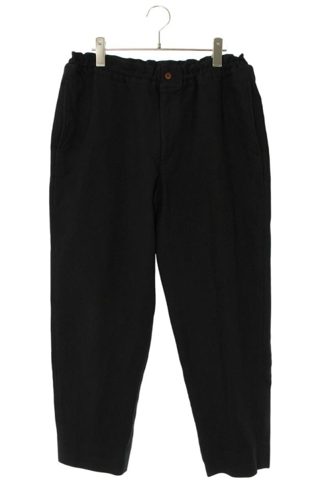 ブラックコムデギャルソン サイズ:L  1N-P009 AD2024 エステルギャバジン製品加工ロングパンツ 中古 BS99