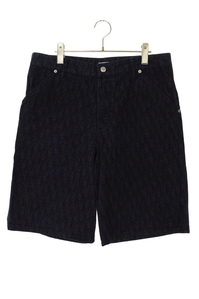 ディオール サイズ:30  283D013AY517 オブリーク総柄カーペンターハーフハーフパンツ 中古 BS99