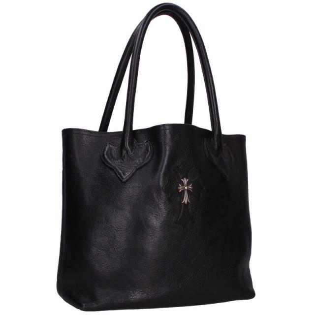 クロムハーツ FS TOTE FSトート タイニーCHクロス装飾クロスパッチ付きトートバッグ 中古 NO05