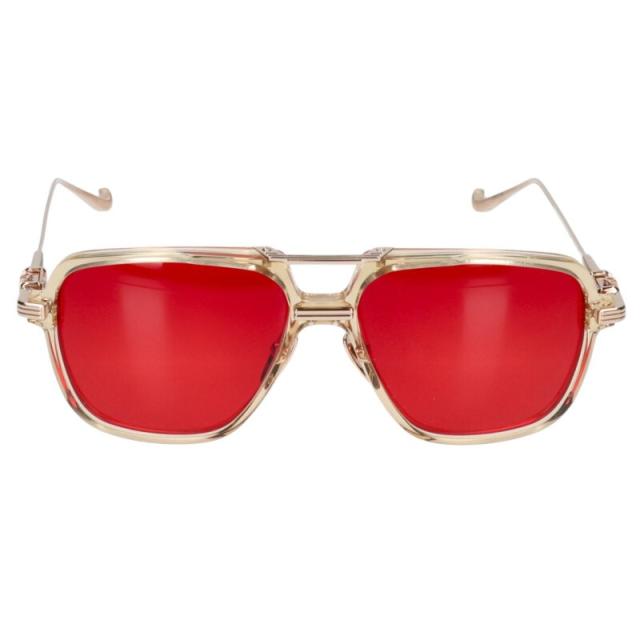 クロムハーツ サイズ:57□15 INIT サイドクロスティアドロップ眼鏡 サングラス 中古 GZ11