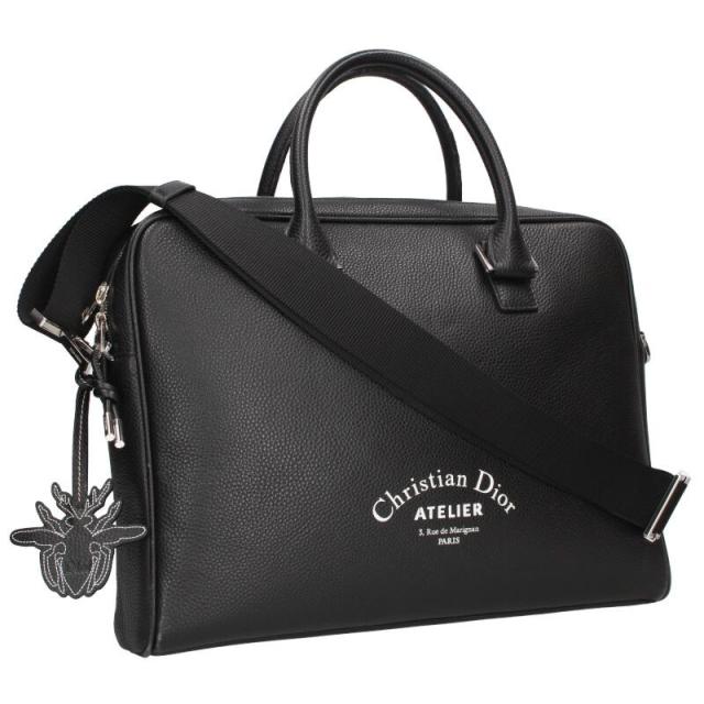 ディオール  アトリエロゴレザーハンドバッグ 中古 BS99