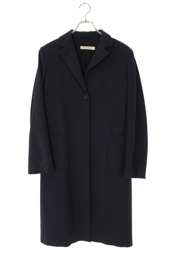 ジルサンダー サイズ:34  WF470222 レーヨン混ナイロンチェスターコート 中古 BS99