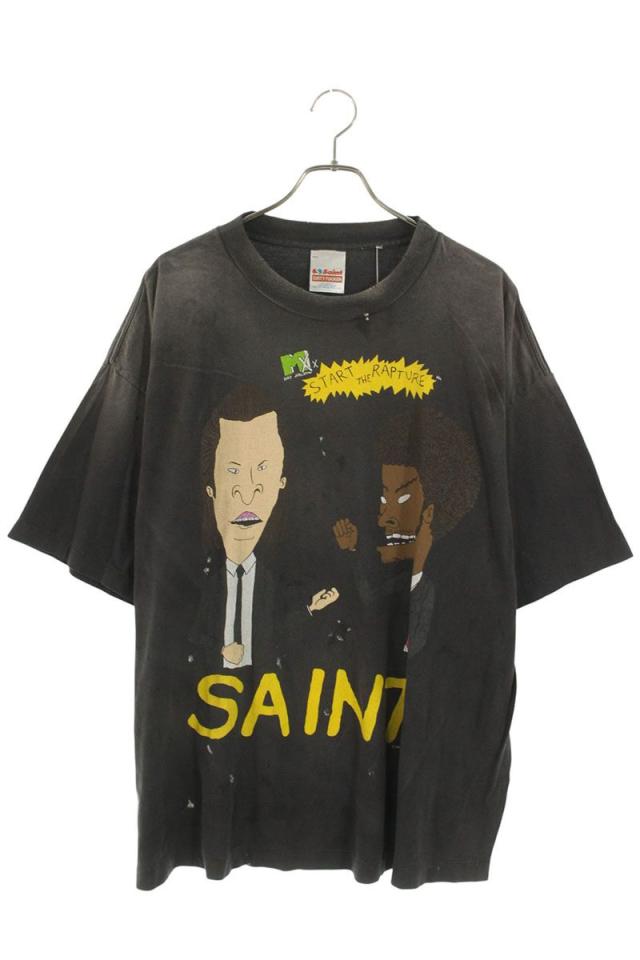 セントマイケル サイズ:XXL  25SS  SM-HR8-0000-015 RAPTURE プリントTシャツ 中古 SB01