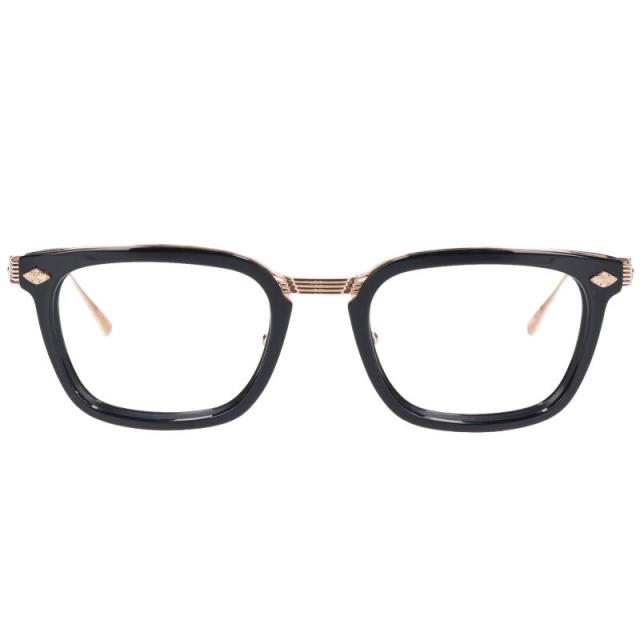 クロムハーツ サイズ:53□21-145  OVERPOKED PAVEダイヤ ダガーテンプルウェリントンフレーム眼鏡 中古 SJ02