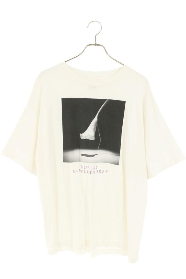 セントマイケル サイズ:L  SM-HR8-0000-C17 CALLA LILYメイプルソープフォトプリントTシャツ 中古 BS99