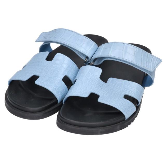 エルメス サイズ:43  Chypre シプレ Hモチーフアリゲーターサンダル 中古 BS99