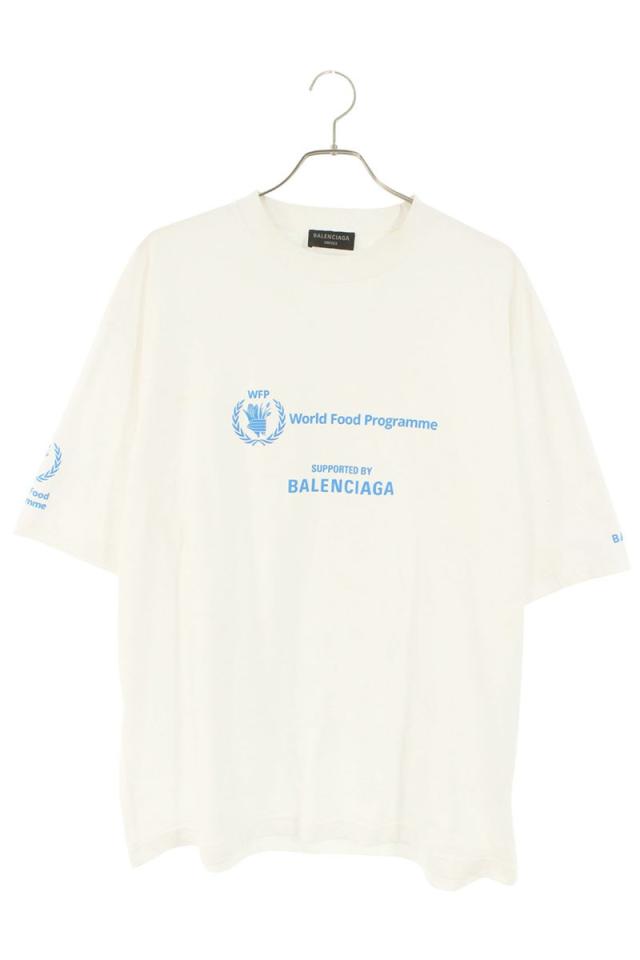 バレンシアガ サイズ:XL  612966 TMVL2 WFPロゴTシャツ 中古 BS99
