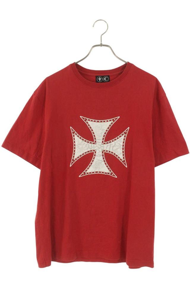 サグクラブ サイズ:2  TC25TS0401 CHOPPER ICON T-SHIRT CHOPPERプリントスタッズ装飾Tシャツ 中古 BS99