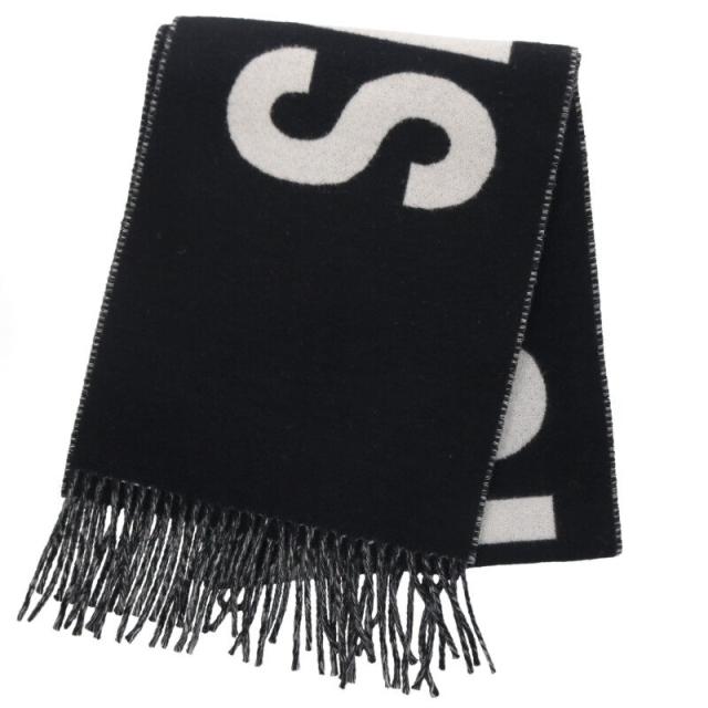 ジャックムス   226AC435ー5007 ロゴ大判ウールマフラー 中古 BS99