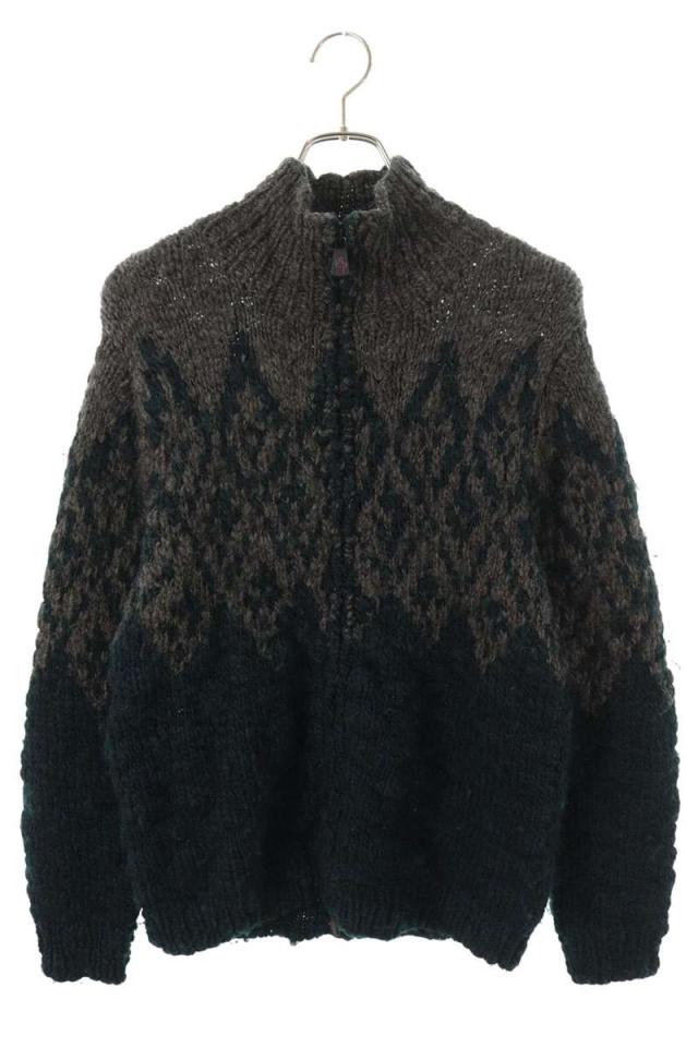 モンクレール サイズ:L ジップアップウールニット 中古 OM10