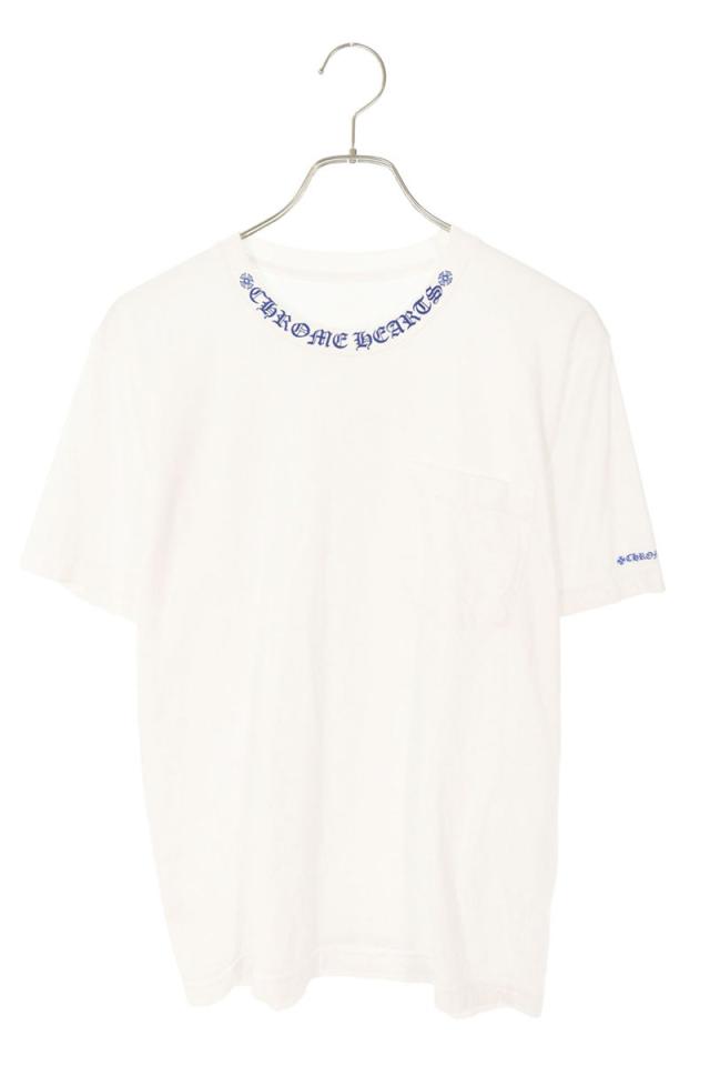 クロムハーツ サイズ:M  CH T-SHRT 1 ネックロゴプリントTシャツ 中古 OK15