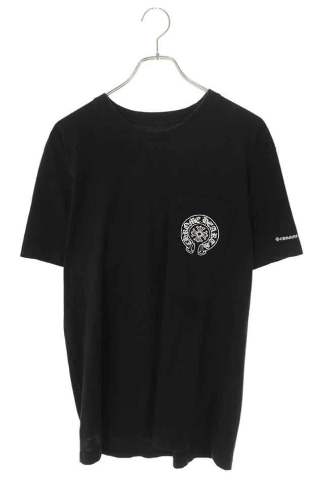 クロムハーツ サイズ:L  CH T-SHRT 1 バックホースシュープリントTシャツ 中古 SJ02