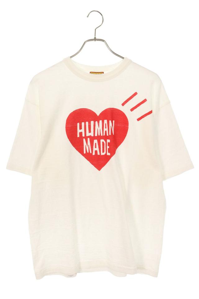 ヒューマンメイド サイズ:XL  HM30TE026 ハートプリントTシャツ 中古 BS99