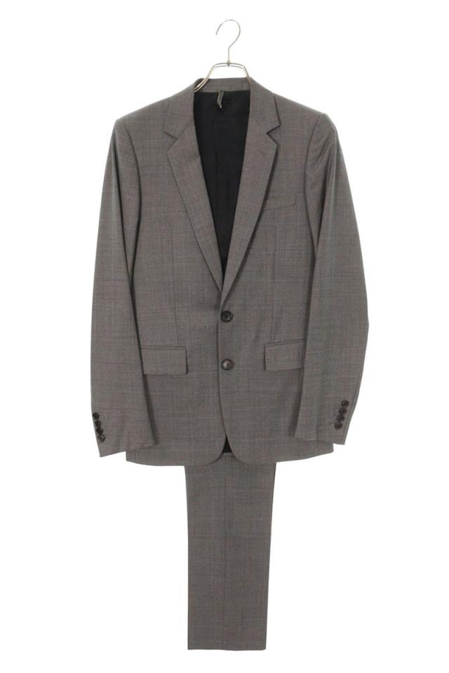 ディオールオム サイズ:44  8E3170450681 2Bシングルチェックテーラードセットアップ 中古 BS99