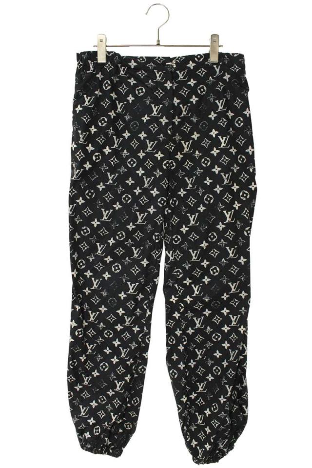 ルイヴィトン サイズ:40  RW201W DFU FIPA11 ステンシルエフェクトモノグラムジョギングロングパンツ 中古 SS13