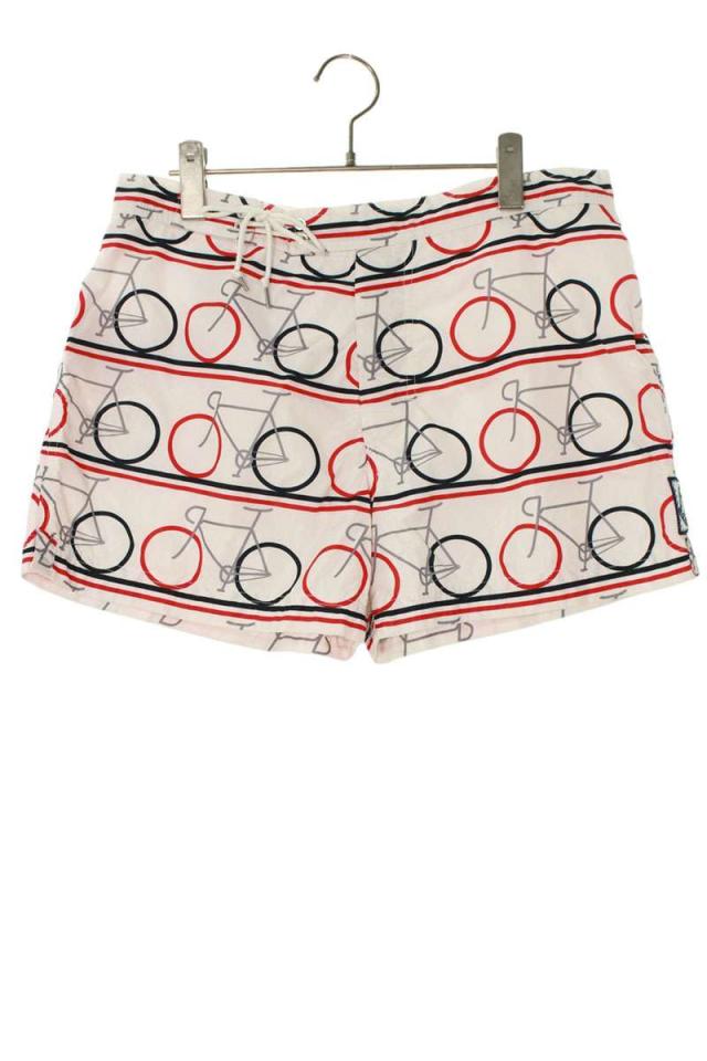 モンクレールガムブルー サイズ:L 総柄ハーフパンツ 中古 BS99